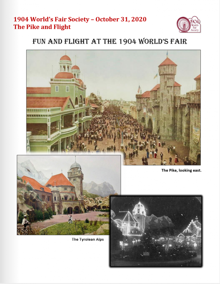 E-Meetings - 1904 World's Fair Society